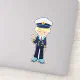 Boat Captain, Skipper, Cute Boy, Blond Hair Sticker | Zazzle