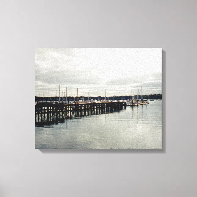 Boat Dock Canvas Print | Zazzle