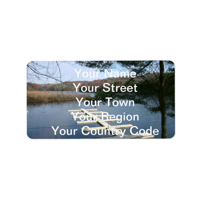 Boat Dock Label | Zazzle
