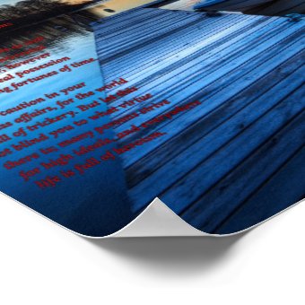 Boat Dock Poster | Zazzle