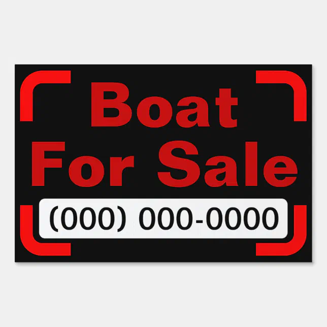 Boat For Sale Small Yard Sign | Zazzle