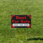 Boat For Sale Small Yard Sign | Zazzle