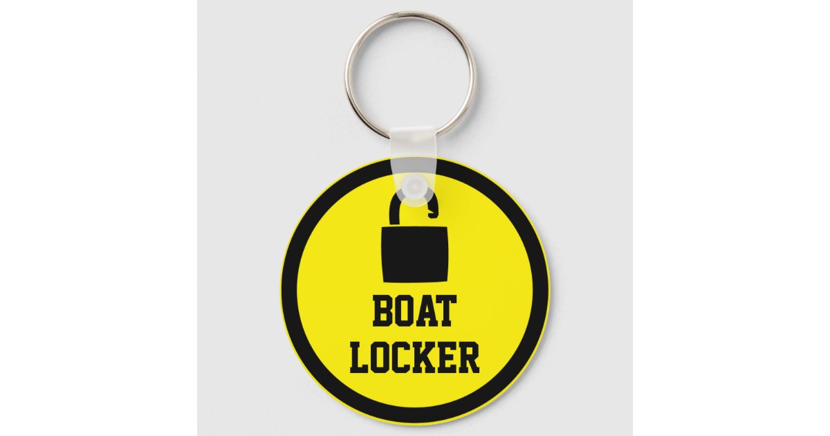 Boat Locker Keychain | Zazzle