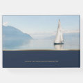 Boat Nautical In Loving Memory Guest Book | Zazzle