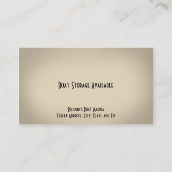Boat Sales Marina Business Card | Zazzle