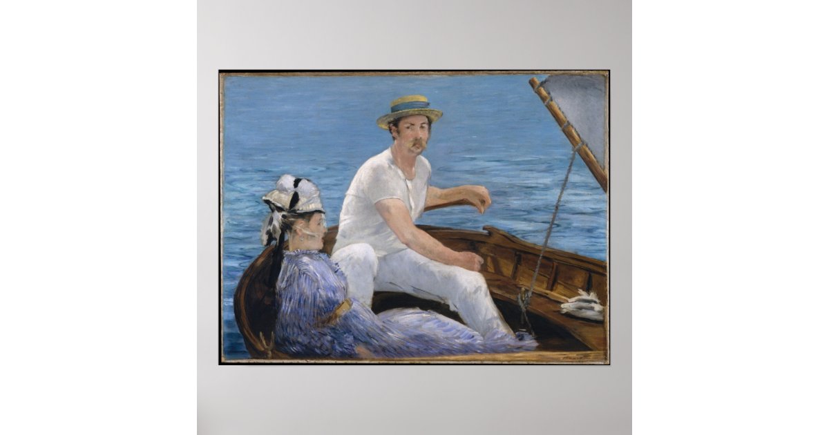 Boating - Edouard Manet Poster | Zazzle