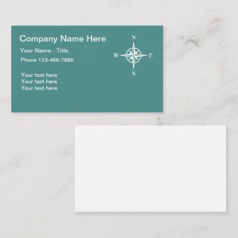 Boating Nautical Theme Business Card | Zazzle