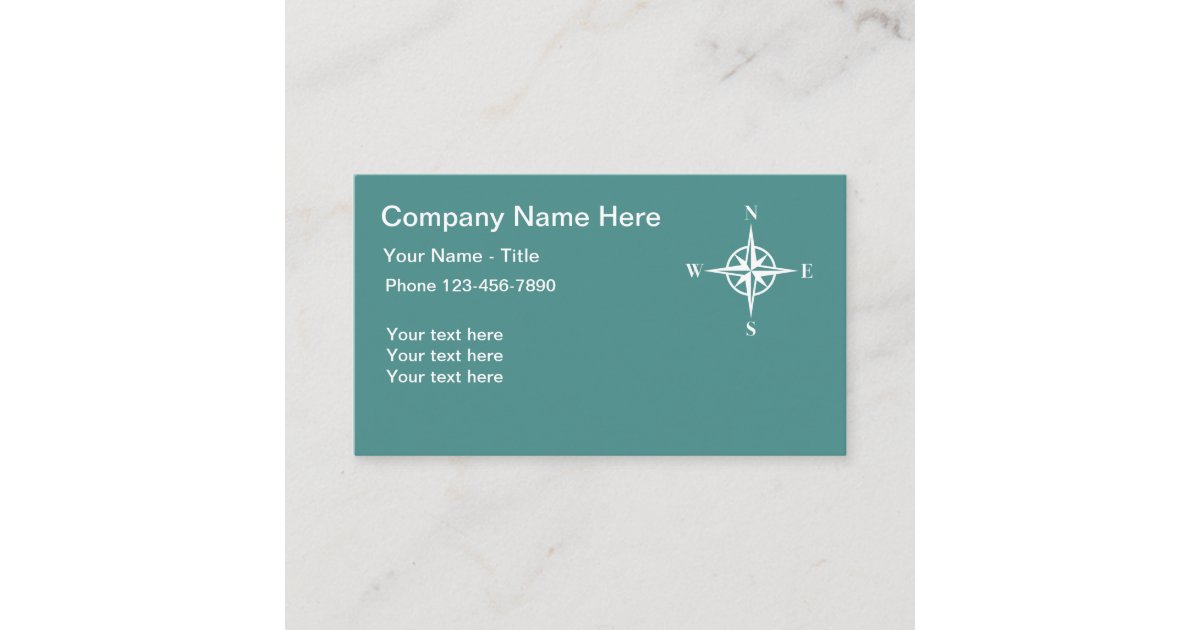 Boating Nautical Theme Business Card | Zazzle