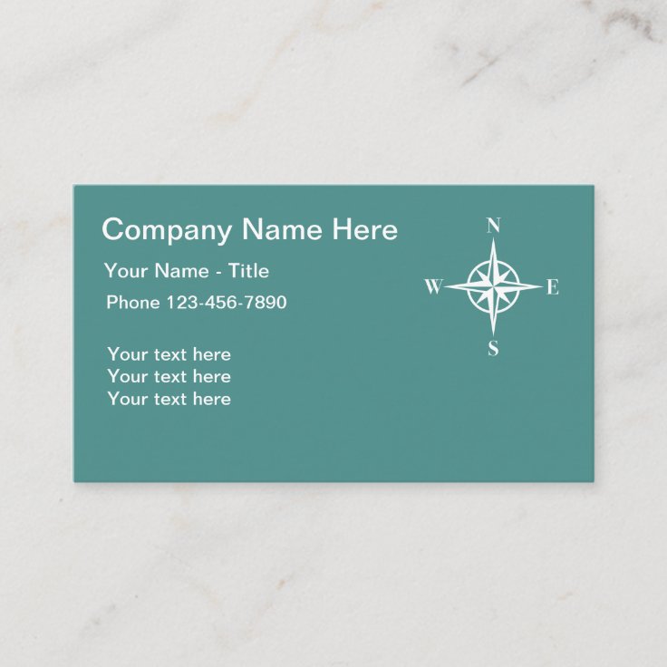 Boating Nautical Theme Business Card | Zazzle