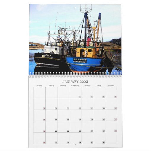Boats and Ships Calendar | Zazzle