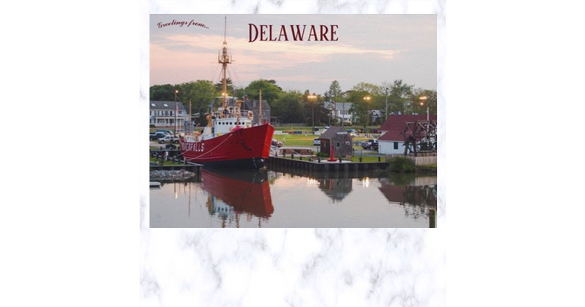 Boats in Delaware Postcard | Zazzle
