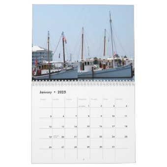 Boats of the Chesapeake Bay Calendar | Zazzle