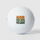 Bob the Man, the Myth, the Legend Golf Balls | Zazzle