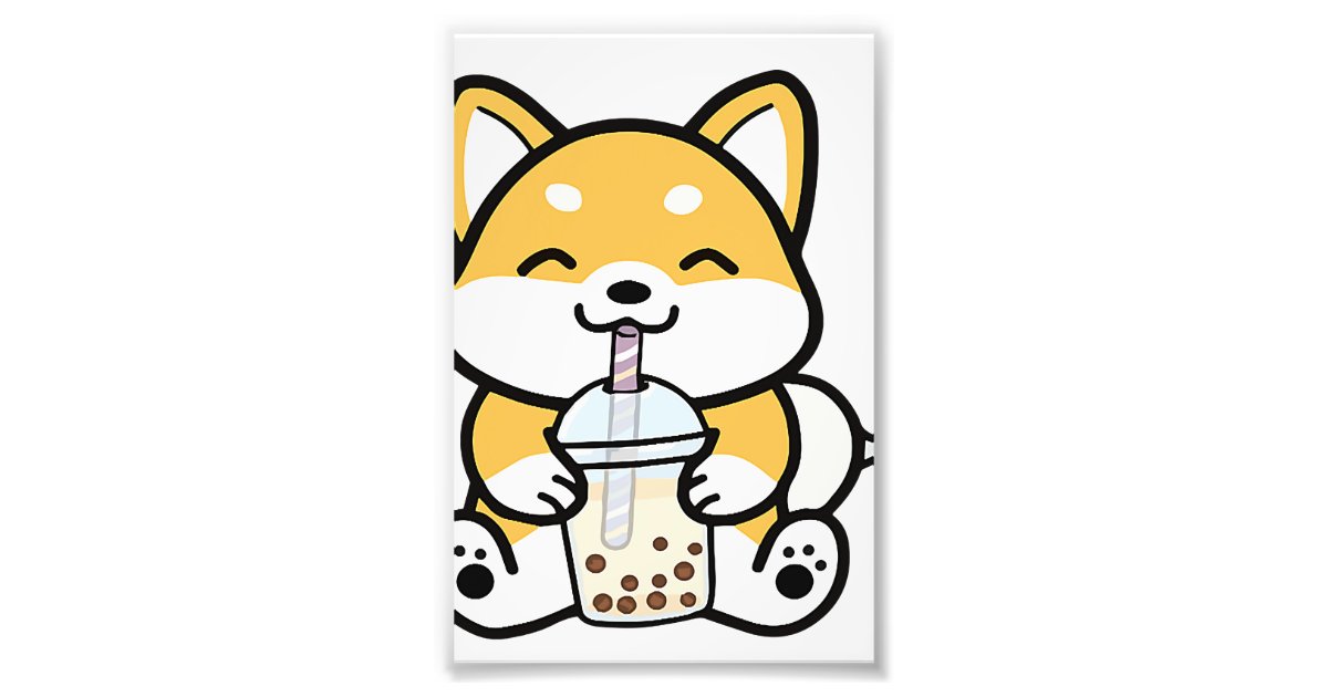 Boba Corgi, Corgi Boba, Boba Shiba, Shiba, Corgi, Photo Print | Zazzle