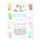 Boba Bubble Tea Party Invitation | Zazzle.com