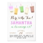 Boba Bubble Tea Party Invitation | Zazzle.com