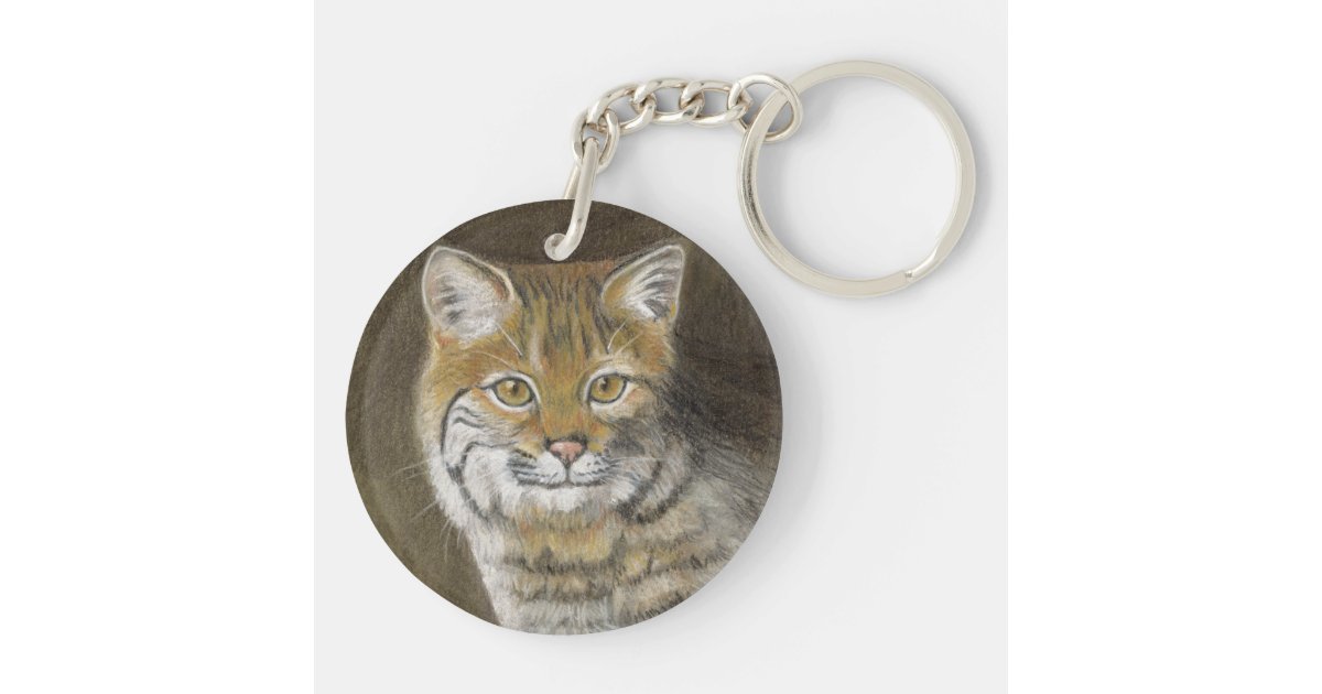 Bobcat Keychain | Zazzle