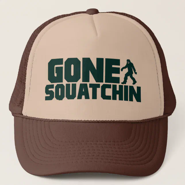 Bobo GONE SQUATCHIN Hat Finding Bigfoot | Zazzle