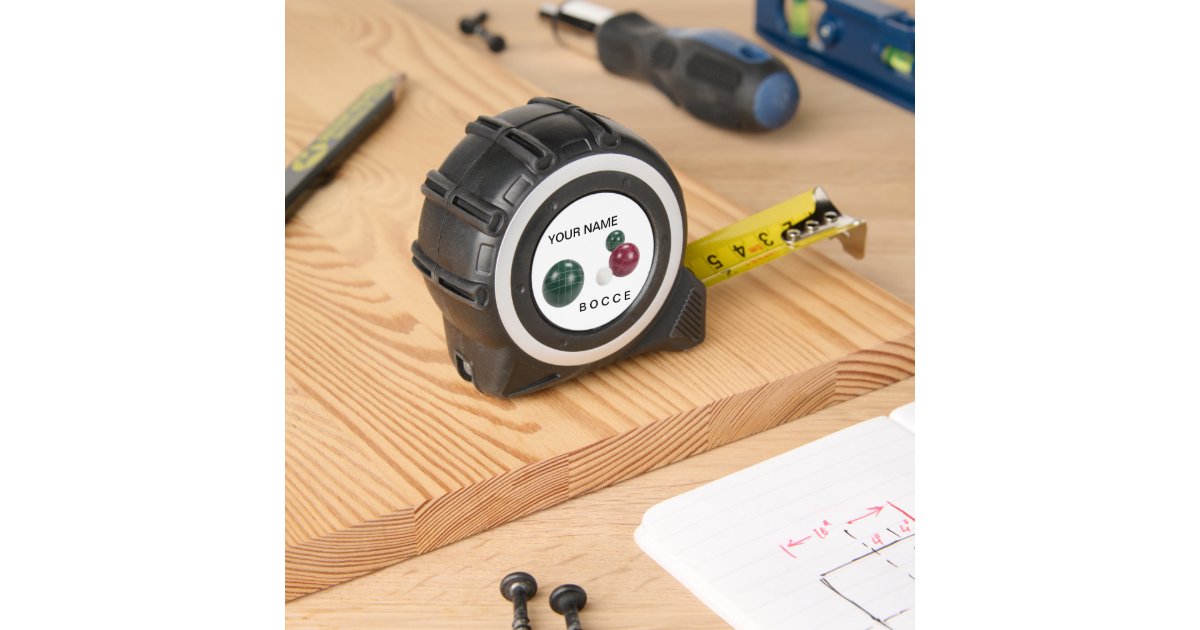Bocce Measuring Tape Tape Measure | Zazzle