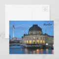 Bode Museum and Fernsehturm in Berlin Postcard | Zazzle