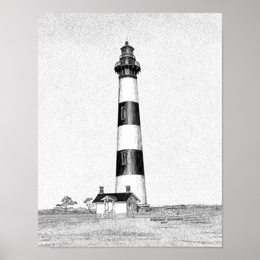 Bodie Island Lighthouse Poster | Zazzle