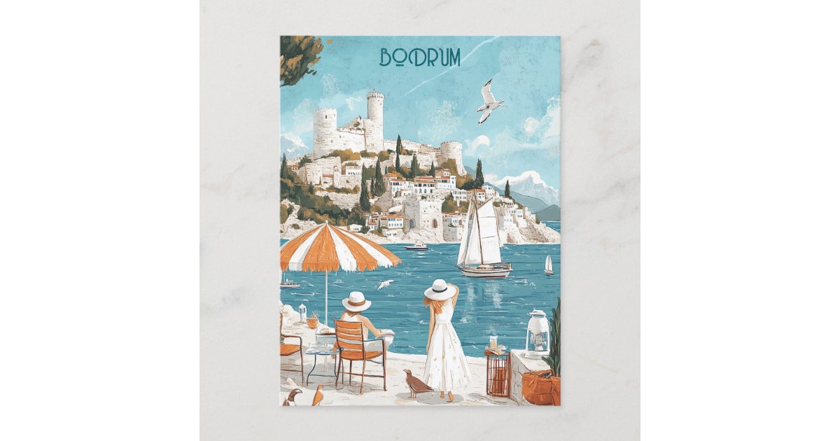 Bodrum Castle Turkiye Postcard | Zazzle