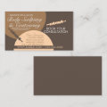 Body Contouring Body Sculpting Massage Earthy Business Card | Zazzle