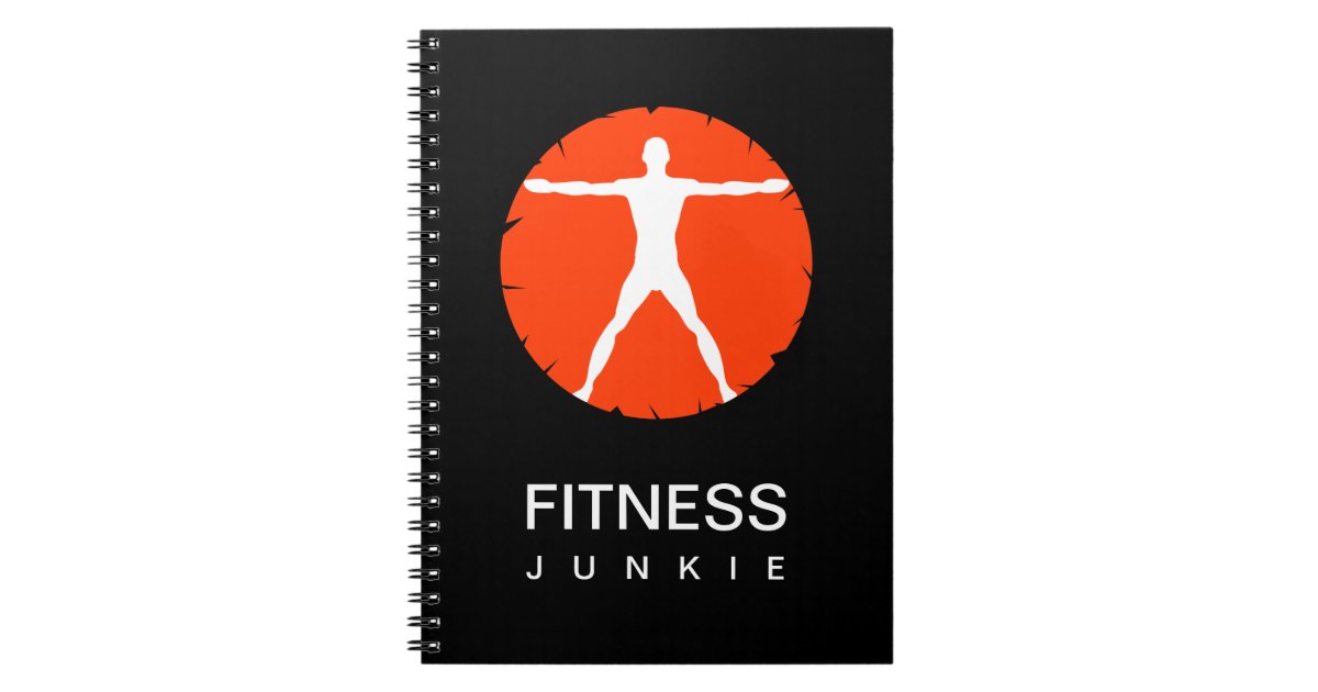Body Madness Sports Fitness Junkie Custom Notebook | Zazzle
