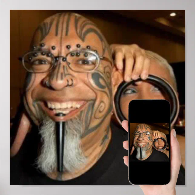 Body Piercing Art Poster | Zazzle