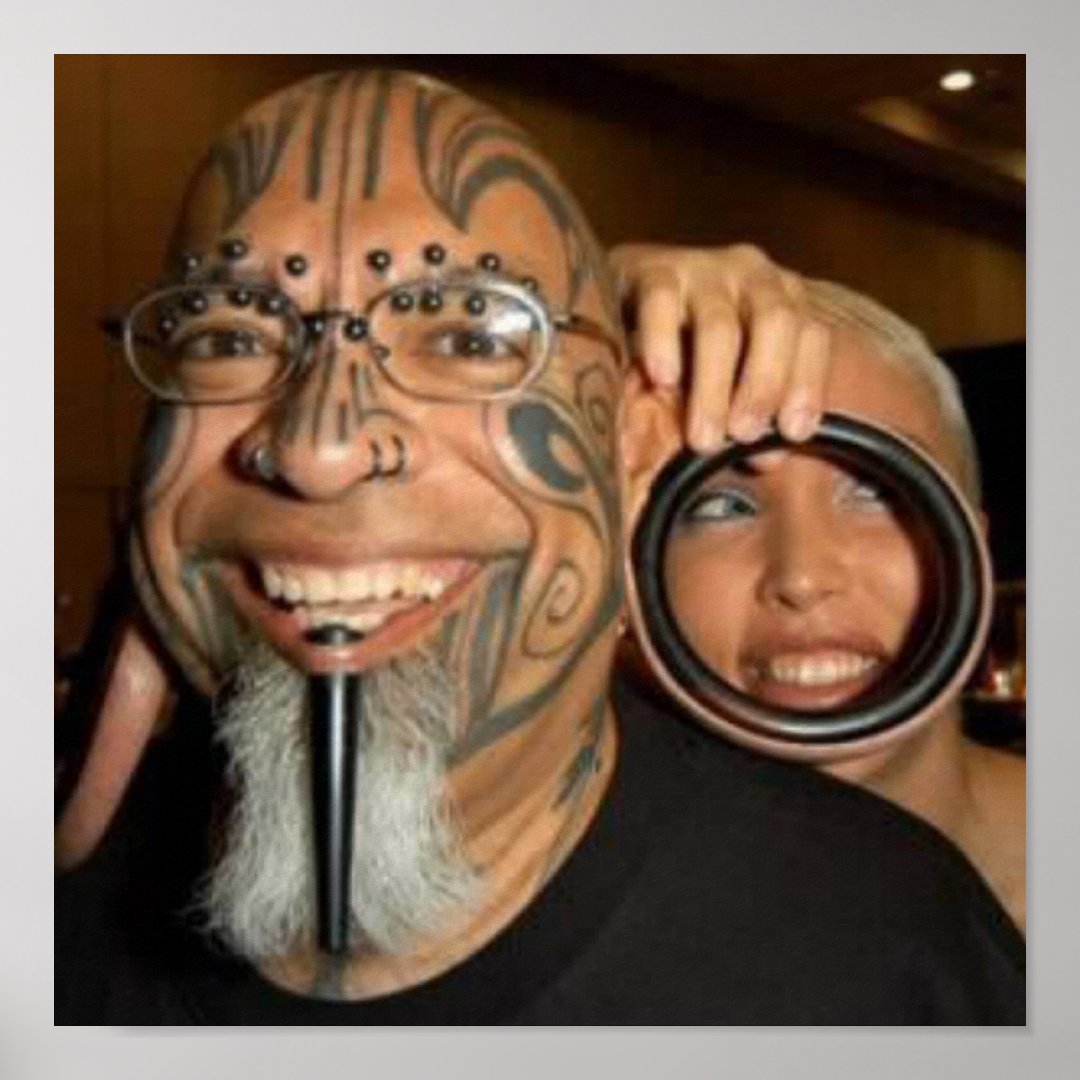 Body Piercing Art Poster | Zazzle