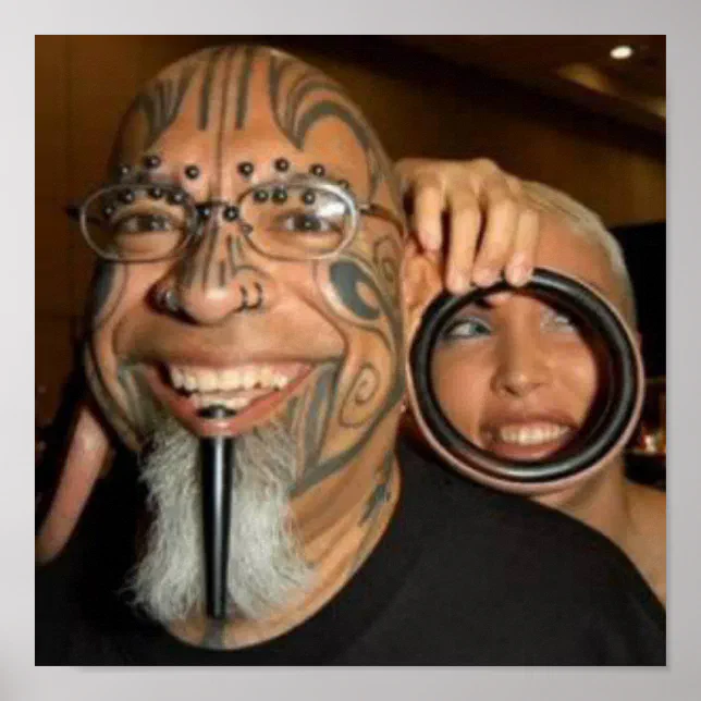 Body Piercing Art Poster | Zazzle