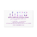 Body Piercing Loyalty Business Card | Zazzle