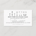 Body Piercing Sale Loyalty Business Card | Zazzle