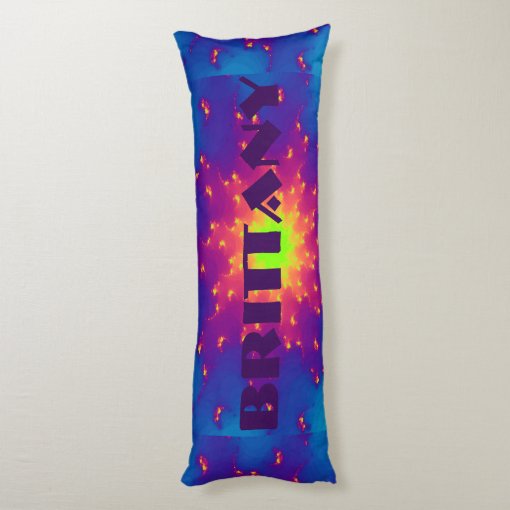 Body Pillow Large Sunburst Star Explosion tye-dye | Zazzle
