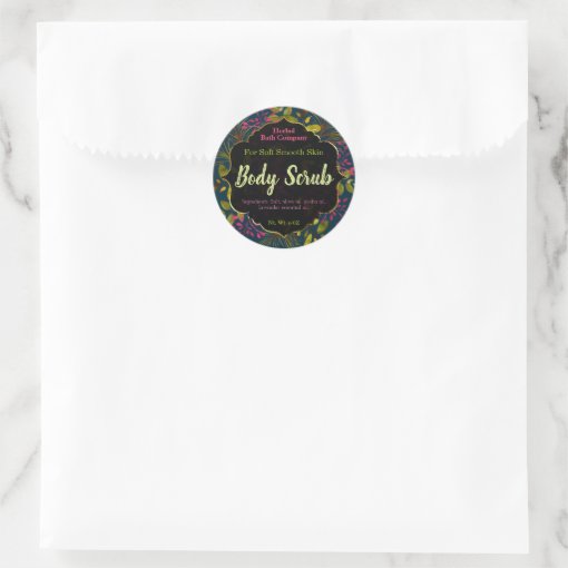 Body Scrub Labels | Zazzle