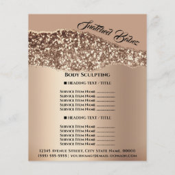 Body Sculpting Building Beauty Hair Salon QR CODE Flyer | Zazzle