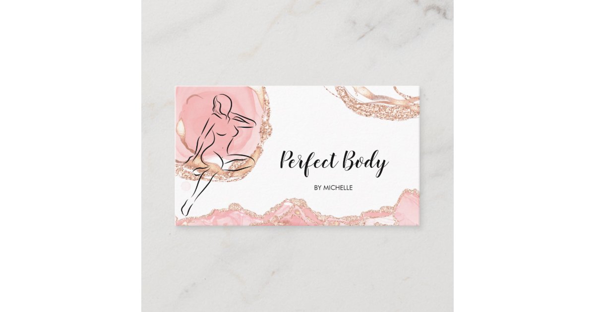 Body Sculpting Contouring Waist Trainer Business Business Card | Zazzle