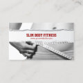 Body Sculpting Slim Body Fitness Business Card | Zazzle
