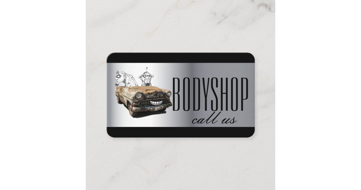 Body Shop Auto business card | Zazzle