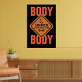 Body Under Construction Poster | Zazzle