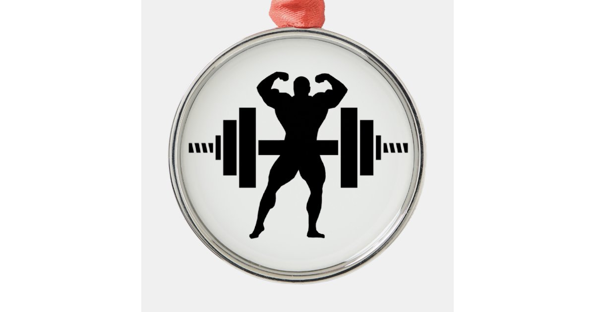 Bodybuilder Metal Ornament | Zazzle