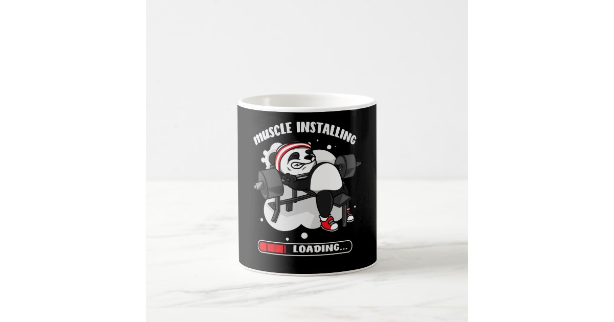 Bodybuilder Panda Muscle Bodybuilder Coffee Mug | Zazzle