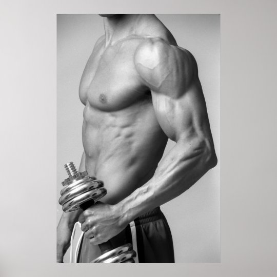 Bodybuilder Poster #8 | Zazzle.com