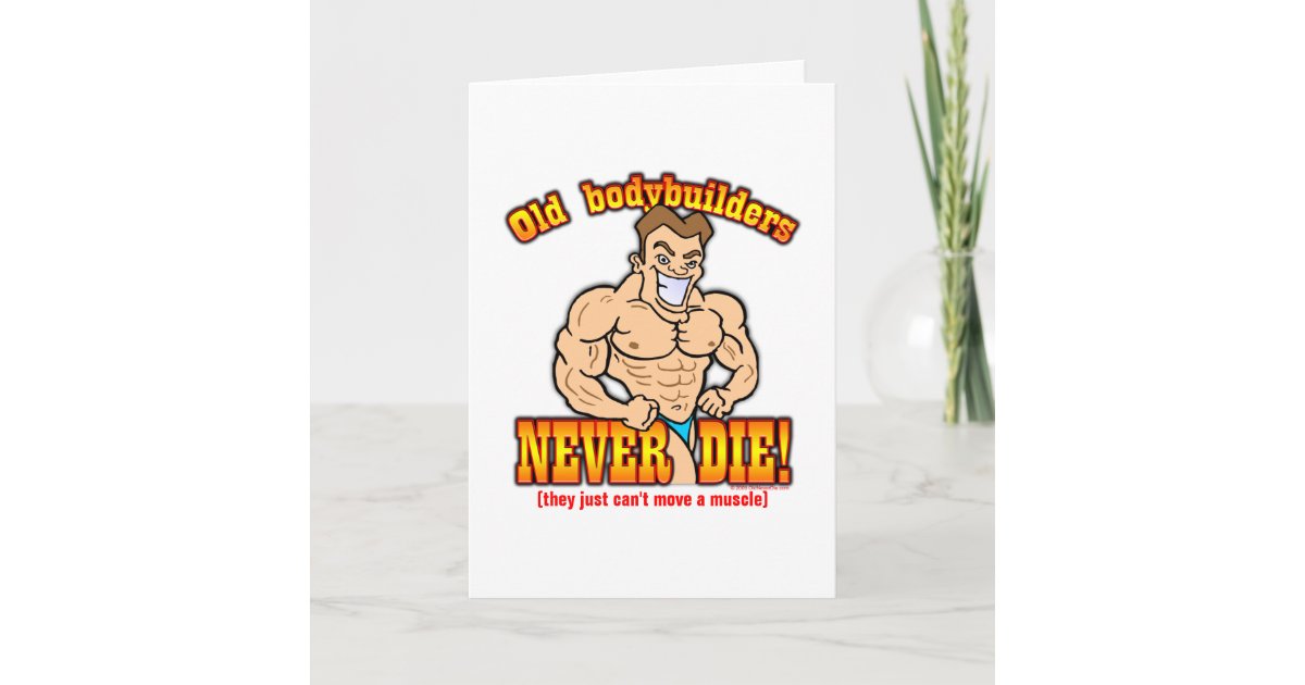 Bodybuilders Card | Zazzle