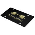 Bodybuilding License Plate | Zazzle