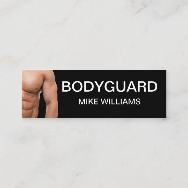 Bodyguard Professional Compact Business Cards | Zazzle