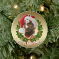 Boer Goat Baby Santa Hat Christmas Ornament | Zazzle