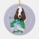 Boer Goat Wreath Holiday Ornament | Zazzle