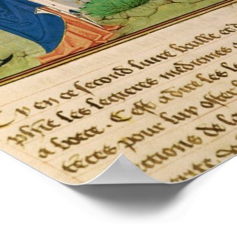 Boethius with the Wheel of Fortune Poster | Zazzle