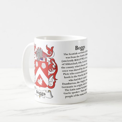 Boggs, History, Meaning and the Crest Mug | Zazzle